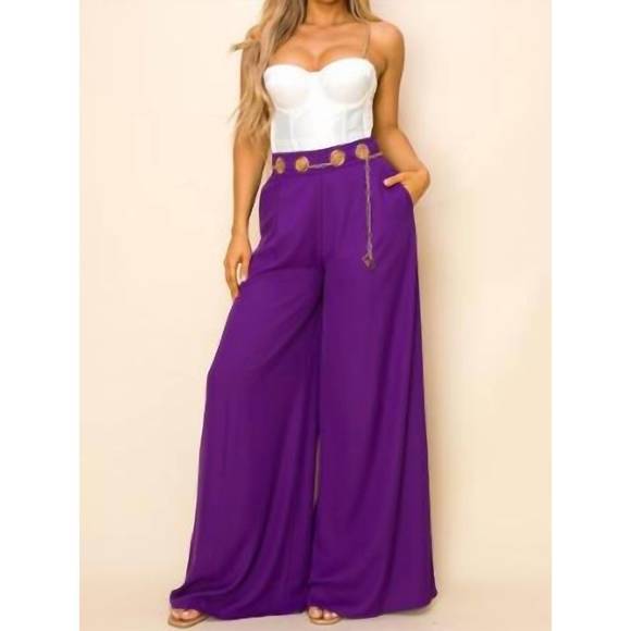 The Sang | Pants & Jumpsuits | New The Sang Long Pants With Gold Chain ...